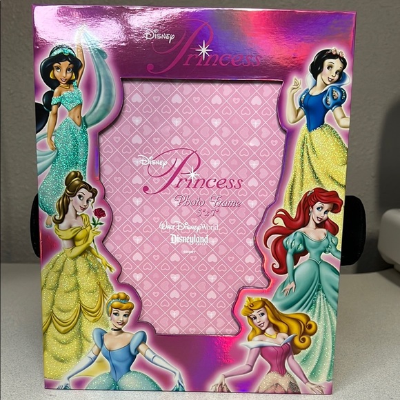 Disney | Other | Disney Princess Glittering Photo Frame Pink And Gold ...